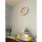 Mainstays Sentiments 12" Analog Wall Clock Quartz Movement Battery ...