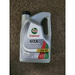 Castrol GTX Full Synthetic 5W-30 Motor Oil 5 Quarts for Engine ...