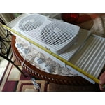 "Shinic 9"" Dual Twin Window Fan, 3-Speed, with Bug Screen, Adjustable ...