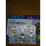 TevraPet FirstAct Plus Flea & Tick Prevention for Large Dogs 45-88 lbs ...