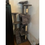 NiamVelo Large 70 inch Pet Corner Cat Tree Tower Furniture with ...