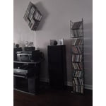 Atlantic Folding CD/DVD/Blu-Ray Organizer Steel-Wire Media Tower ...