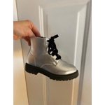Wonder Nation Girls Combat Boot - PU Upper with TPR Outsole - Walmart.com
