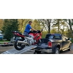 Black Widow MF-12038 Aluminum 10' Folding Arched Folding Motorcycle ...