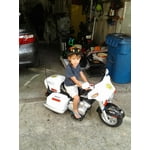 Kid Motorz Police Patrol Bike, 12-Volt Powered Motorcycle Ride-On Toy ...