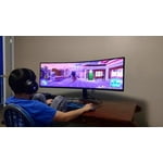 "SAMSUNG Gamer PC 49"" CRG9 Dual QHD Curved QLED Gaming Monitor ...