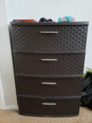 Sterilite Drawer Wide Weave Tower Espresso, 46% OFF