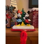 Disney, Mickey and Minnie Metal Christmas Stocking Holder, Multi-Color ...