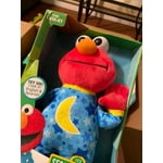 Sesame Street 12.99" Playskool Lullaby & Good Night Elmo Plush Toy ...