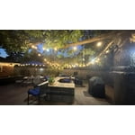 EcoScapes by Enbrighten 48' Outdoor LED Café String Lights, 24 Bulbs ...