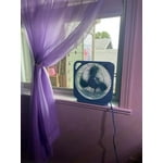 Mainstays Compact 9 Inch Box Fan with 3 Speeds Black, Portable Desktop ...