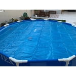 Intex 12-Foot Solar Pool Cover for Easy Set and Metal Frame Round Pools ...