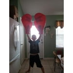 Majik Big Boppers Giant Inflatable Boxing Gloves, 1 Pair, 26 in. Red (1 ...