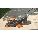 "Yard Max 22"" 201cc 6 Speed CVT RWD 3-in-1 Gas Powered Lawn Mower ...
