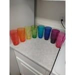 CreativeWare Circus 24-Ounce Multi-Colored Plastic Tumbler Set, Set of ...