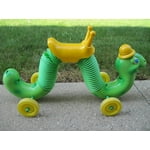 Radio Flyer Inchworm - Classic Bounce and Go Toddler Ride-On Toy, Green ...