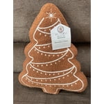 My Texas House 16" x 12" Gingerbread Tree Shaped Decorative Pillow ...