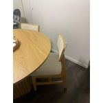 DHP Eleni Mid-Century Modern Cane Dining Chairs, Set of 2, Cream ...