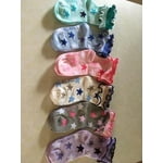 TeeHee Girls Cotton Double Ruffle Crew Socks, 6 Pair Pack, Solid, Non ...