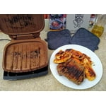 George Foreman 2-Serving Copper Color Classic Plate Grill, Electric ...