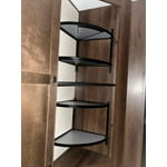 Petoto 6-Tier Kitchen Corner Shelf, 65" Tall Carbon Steel Pot Rack Pan ...