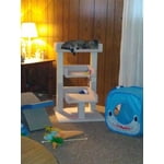 Lulu 2-Tier Cat Tree Tower for Indoor Cats – Large Cat Tower & Cat ...