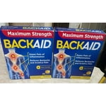 Backaid Maximum Strength Back & Sciatica Pain Reliever, 6-Hour Formula ...