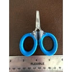 Cuda Micro Scissors, 3", Titanium Bonded Serrated Blades, Blue, Fishing ...