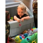 Step2 2-in-1 Mint Toy Storage Box with Art Lid for Toddlers - Walmart.com