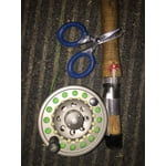 Cuda Micro Scissors, 3", Titanium Bonded Serrated Blades, Blue, Fishing ...