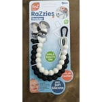 RaZbaby RaZzies Silicone Pacifier Holder (2-Pack) Universal ...