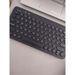 onn. Mini Compact Wireless Office Keyboard USB Receiver, 78 Keys, Grey ...
