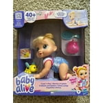 Baby Alive Crawl 'n Play Harper Hugs Doll, Blonde Hair, Electronic Kids Toys for Girls & Boys 3 ...