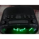 Sharp AM/FM Clock Radio with Dual Alarms, LED Green Display, Electric ...
