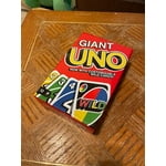 U-NO Giant UNO Card Game, 108 Oversized Cards, Family Game for 2-10 ...