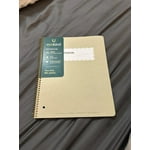 Ecokind by U Style Green Scalloped 1 Subject Notebook, College Rule, 8. ...