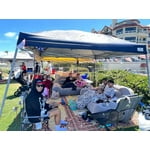 Intex Inflatable Outdoor Camping Sofa, 75" x 37" x 34", Grey - Walmart.com