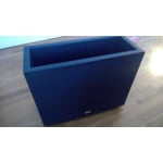 "Veradek Black Outdoor Patio Rectangle Planter, Medium 30"" Recycled ...