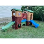 Step2 Naturally Playful Clubhouse Climber with Two Slides - Walmart.com