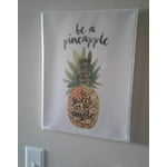 Outshine 12" x 16" Pineapple Canvas Wall Art, Be a Pineapple, Positive ...