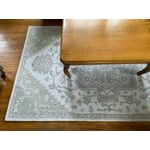 Safavieh Micro-Loop Braylon Floral Wool Area Rug, Blue/Ivory, 8' x 10 ...