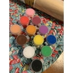 Hello Hobby Metallic Glitter Acrylic Paint Jars 24 Pack with Vibrant ...