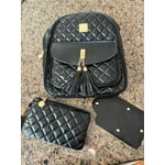 Vbiger Mini Backpack Purse Black Women Backpack 3 Pieces Set Small ...