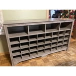 Prepac Entryway Modern 60" Shoe Cubby Console, White - Walmart.com