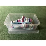 Mainstays 68 Qt. Plastic Storage Bins with Lids, Stackable Storage ...