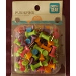 Pen+Gear Push Pins in Color Box, Colorful Plastic Heads, Steel Point ...