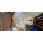 DHP Eleni Mid-Century Modern Cane Dining Chairs, Set of 2, Cream ...