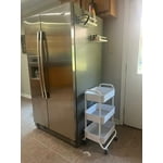 Mainstays 3 Tier Metal Utility Cart, Rich Black, Easy Rolling - Walmart.com