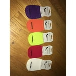 TeeHee Women's Comfy Seamless Toe Topper Liner Socks 5-Pack with Non ...