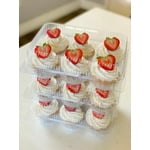 Way To Celebrate Clear Cupcake Boxes, 4 Count, Holds 6 Cupcakes ...